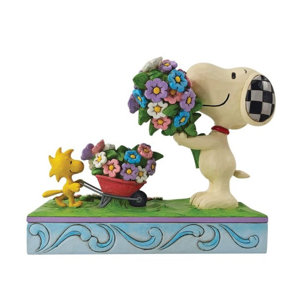 Snoopy and Woodstock Picking Flowers Figurine – Magical Little Things