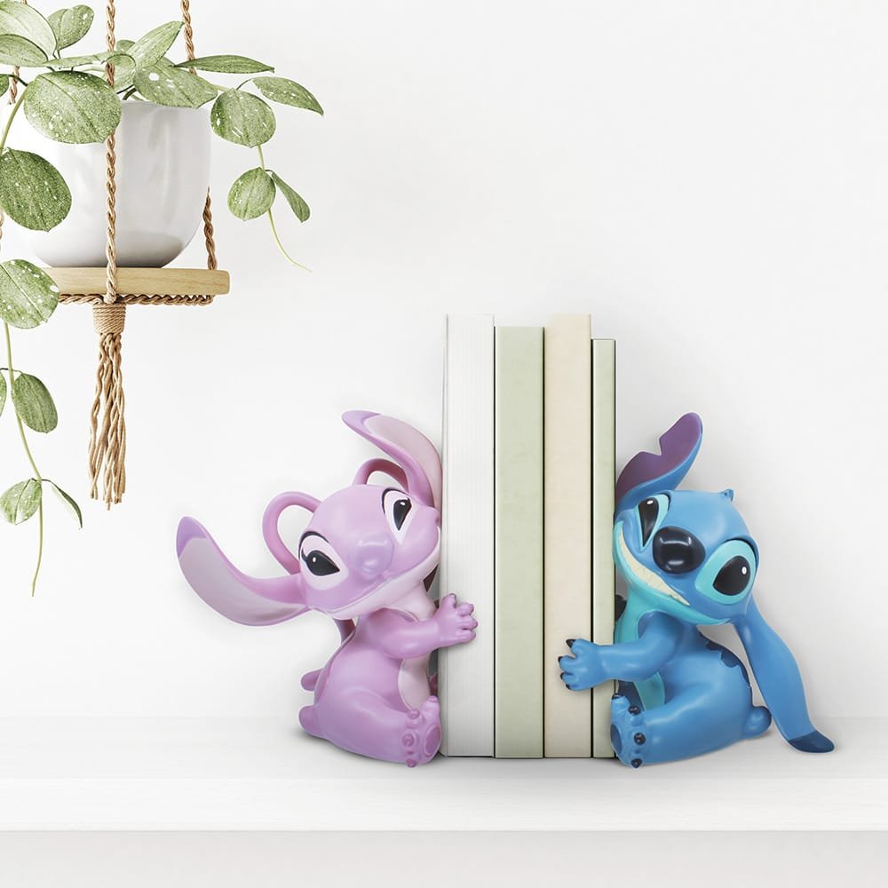 Stitch & Angel Bookends – Magical Little Things